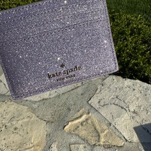 kate spade | Bags | Kate Spade Lilac Frosted Glitter Fabric Small Dome ...